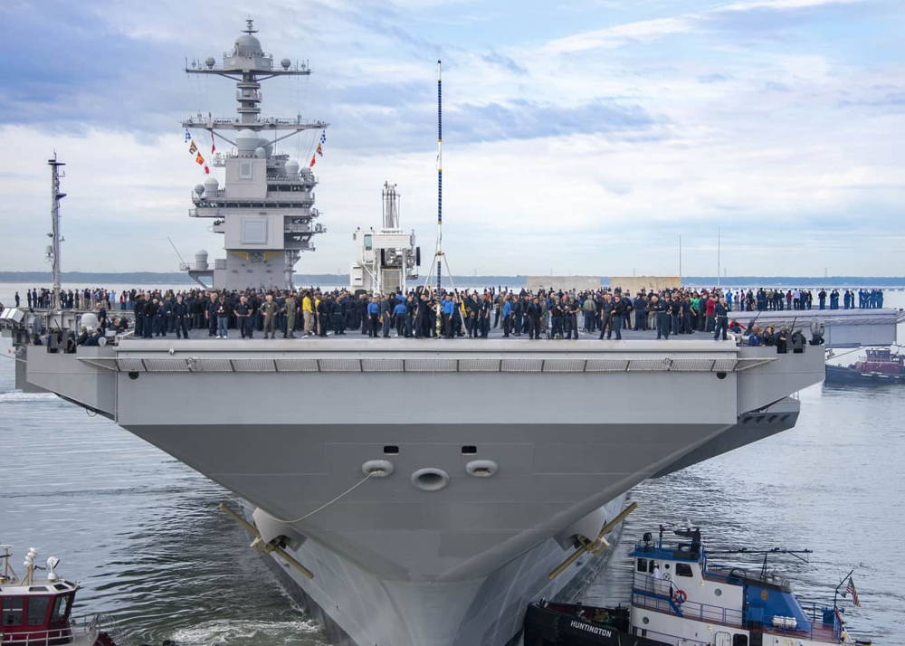 Nuevo portaaviones de la Armada de EE.UU., de 13.000 millones de ...