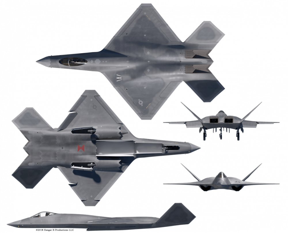 Así es como se vería un caza F-23A - Noticias de Israel