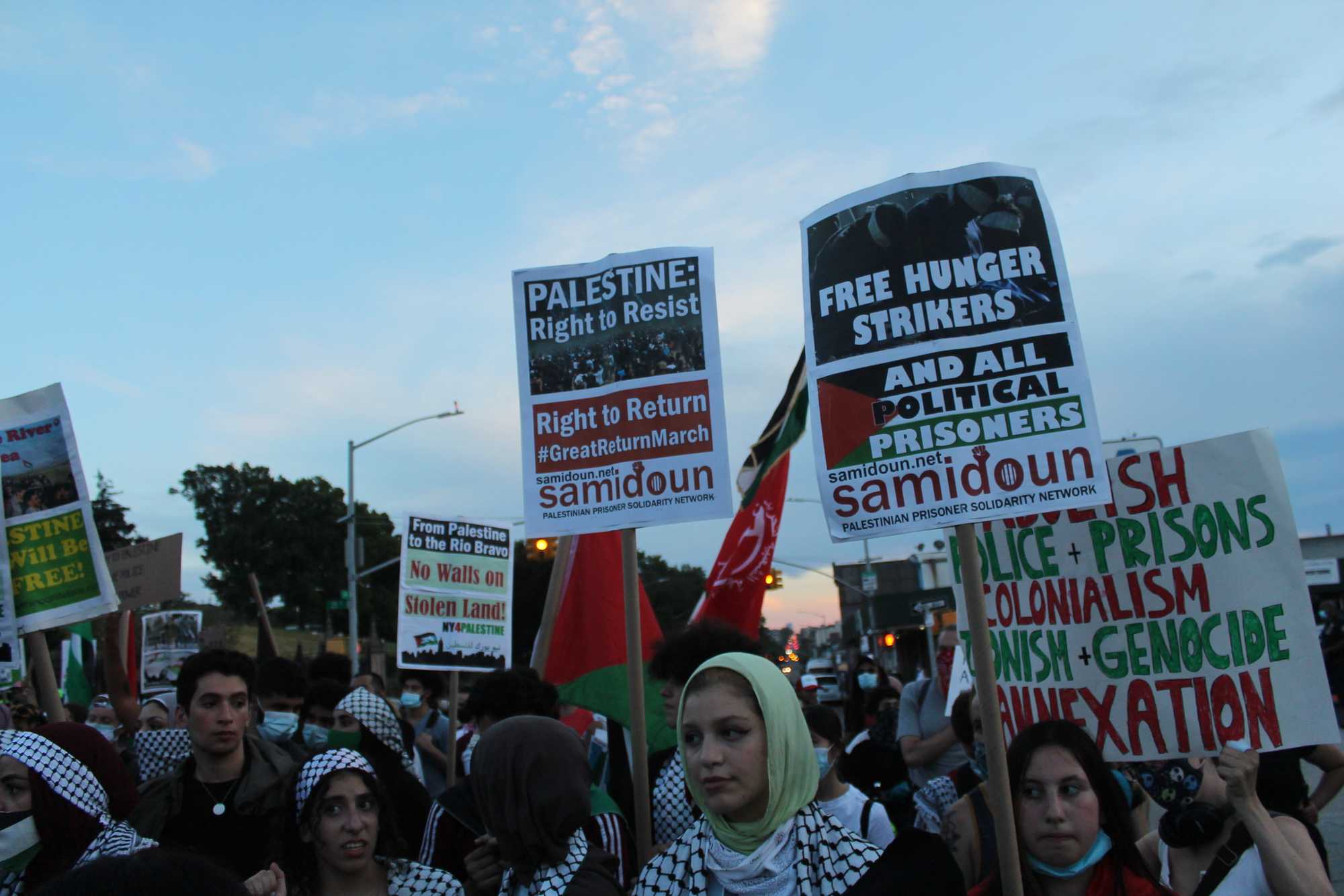 'Del río al mar, Palestina será libre', gritan manifestantes de ...