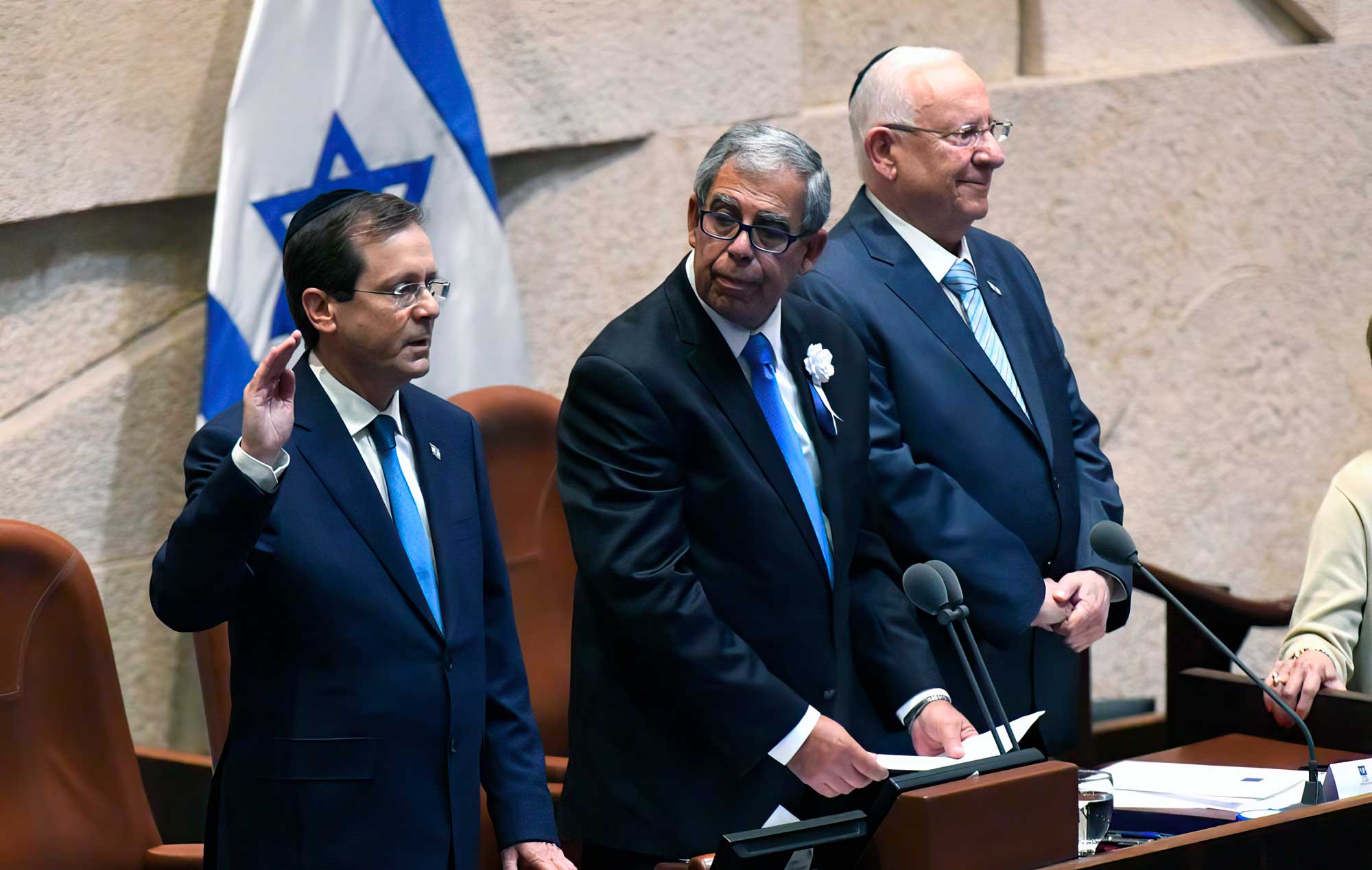 Isaac Herzog es oficialmente el undécimo presidente de Israel ...