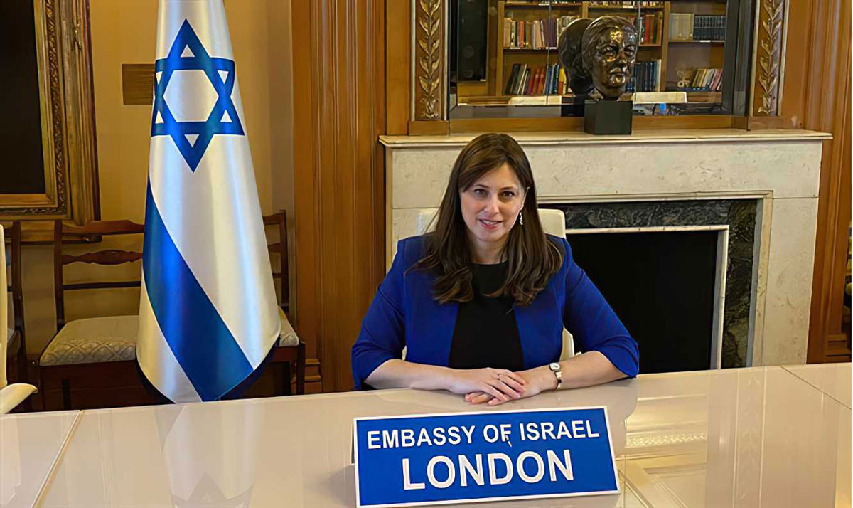 La embajadora israelí en el Reino Unido es evacuada de un evento