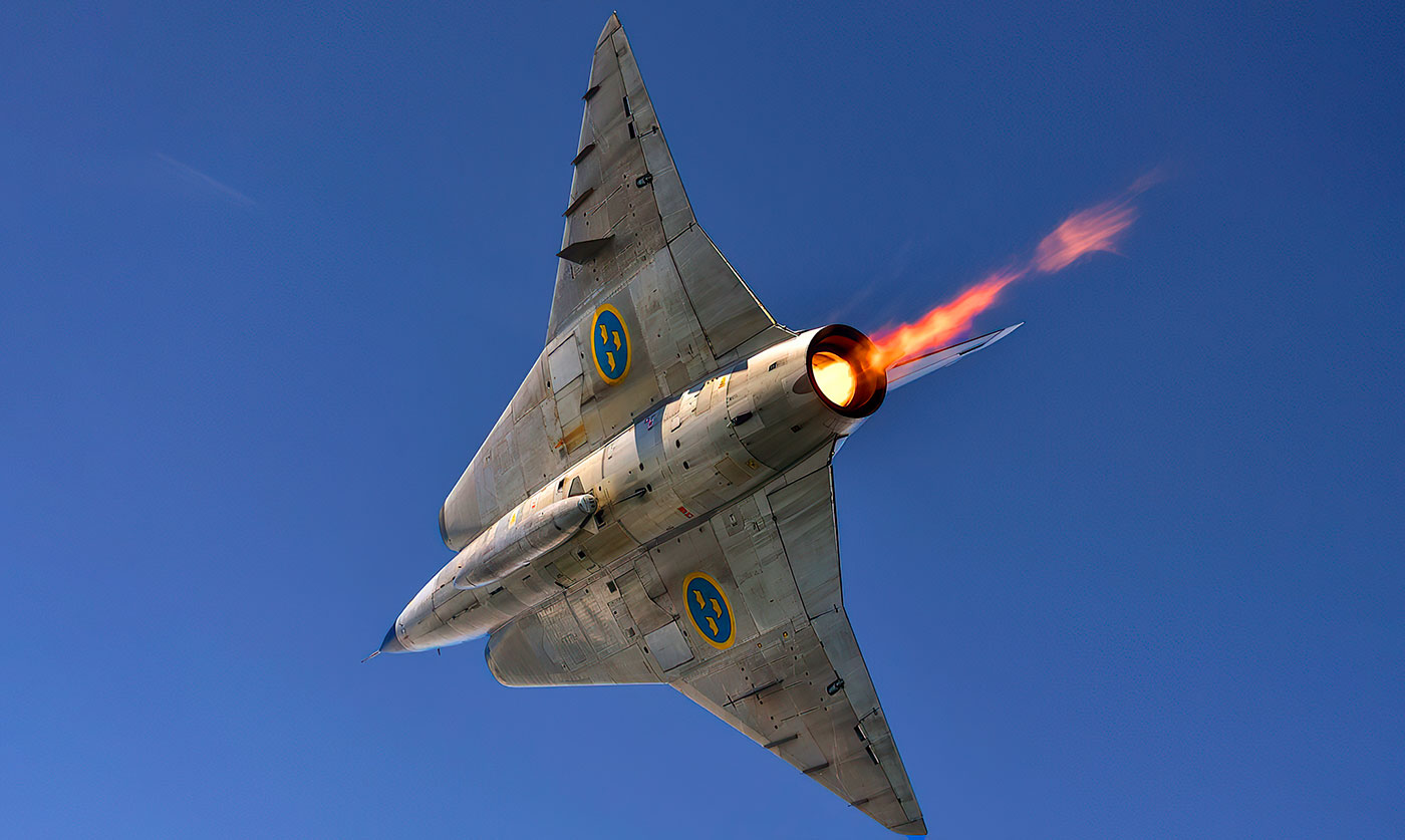 El Saab 35 Draken tenía una misión crítica: combatir a Rusia - Noticias ...