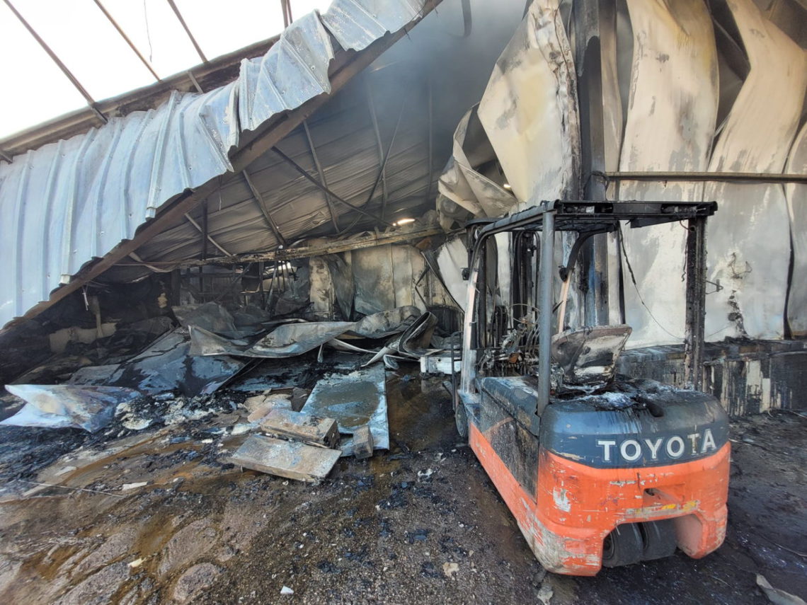 Incendio provocado causa graves daños en una granja del Valle del ...