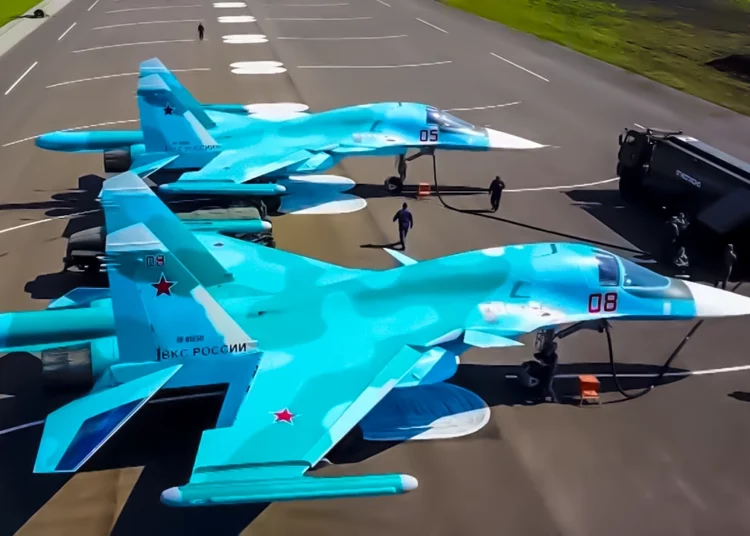 Rusia recibe un nuevo lote de “mortales” cazas Su-34