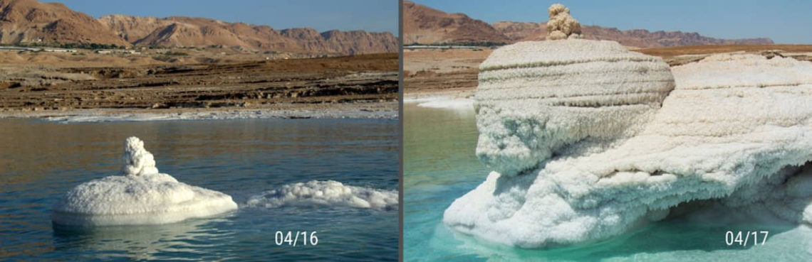El Mar Muerto pierde miles de millones de litros de agua al día