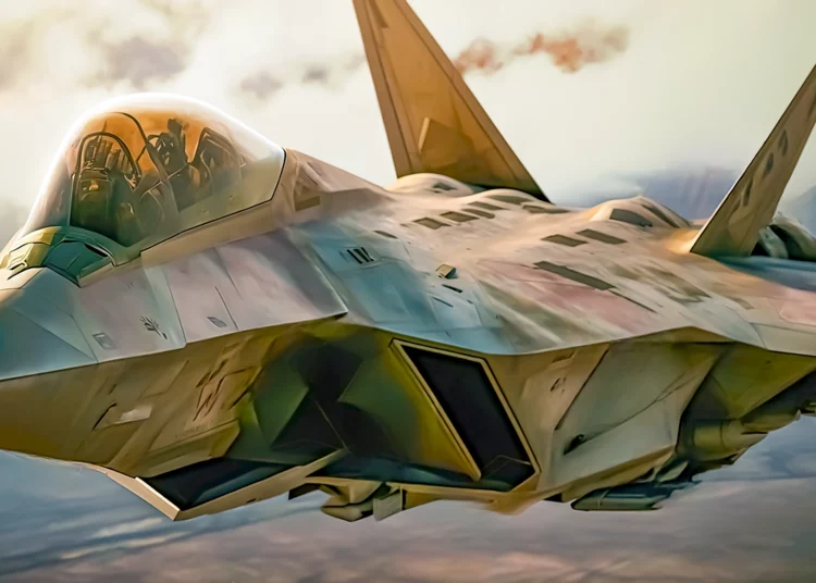 El F-22 puede volar bajo cazas enemigos sin ser detectado