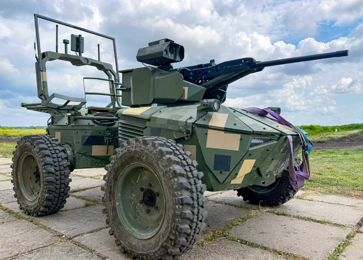 Ucrania prueba robot militar “Ironclad” en el frente