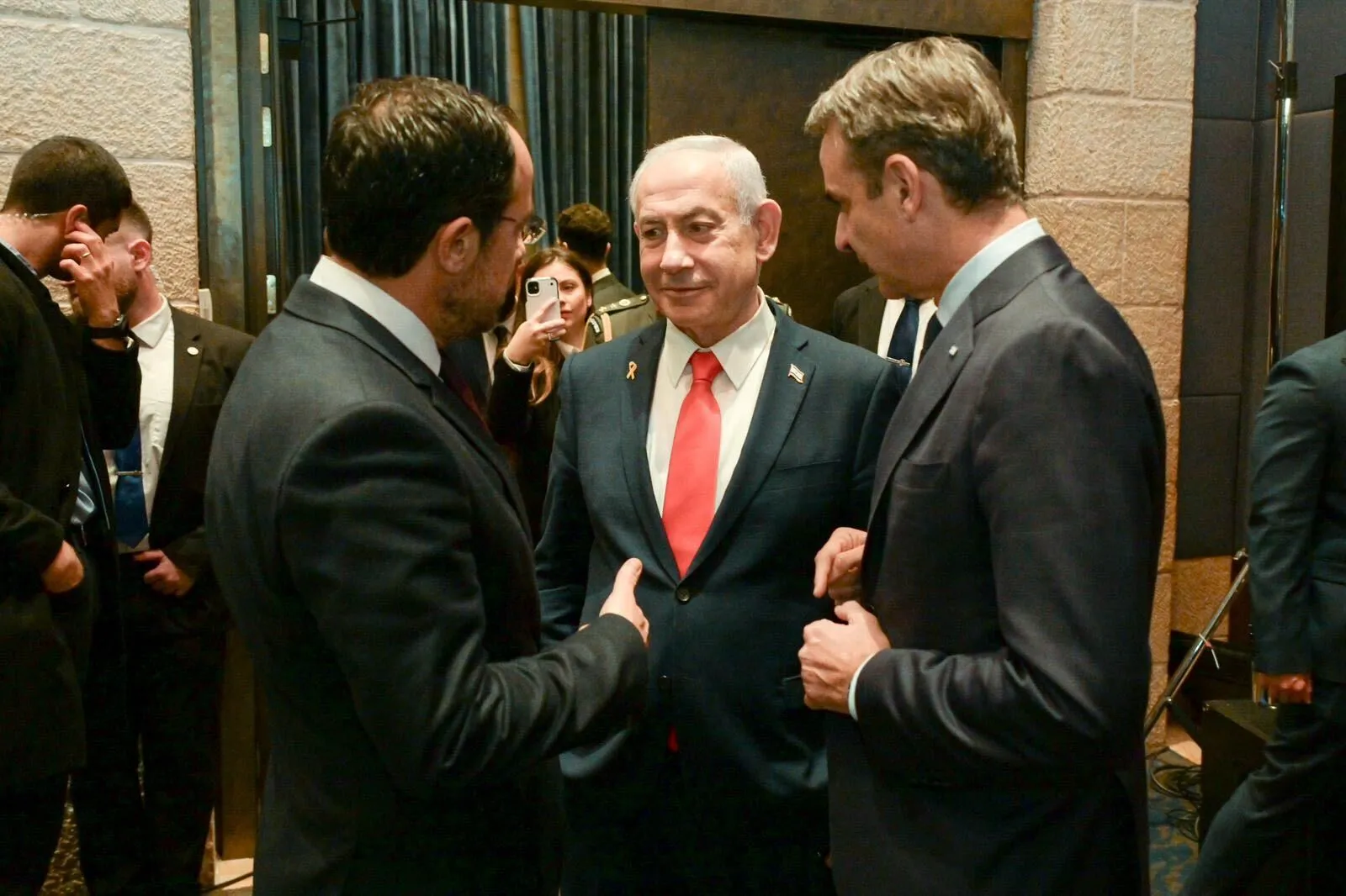 Netanyahu se reunió con sus homólogos griego y chipriota en Jerusalén ...