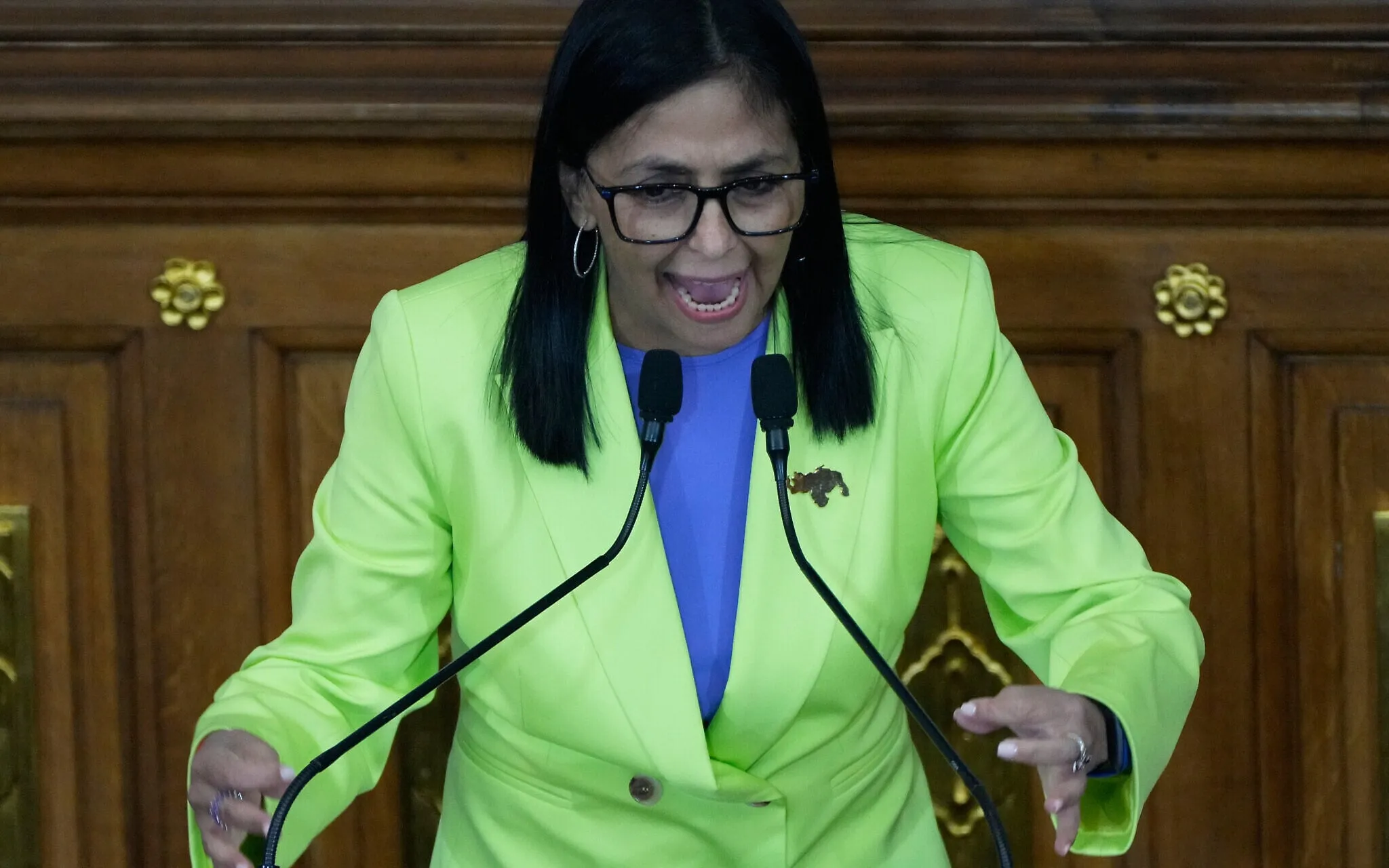 Delcy Rodríguez de Venezuela: “Basta ya de órdenes de Washington ...