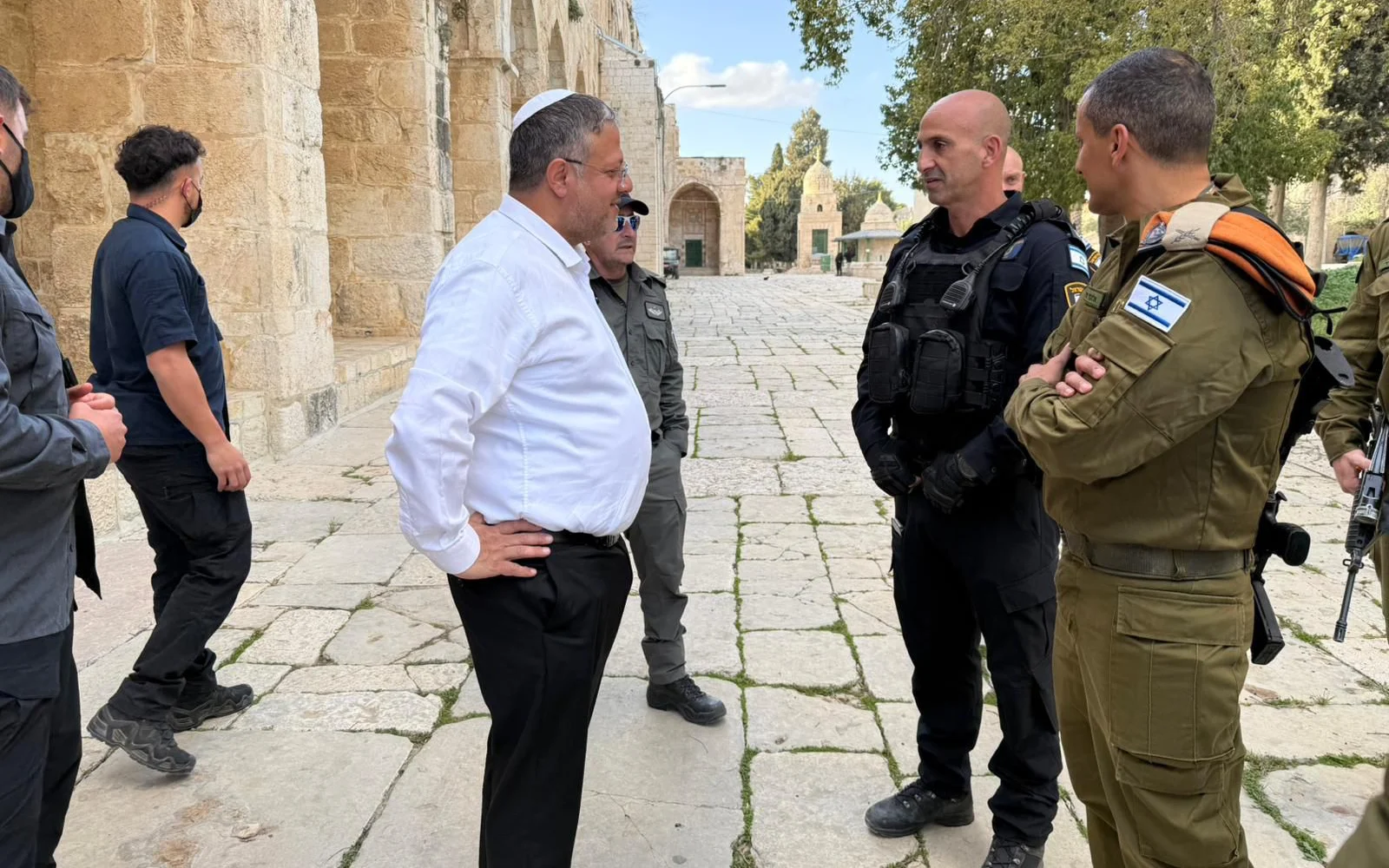 Ben Gvir en el Monte del Templo exige que se permita a más fieles judíos